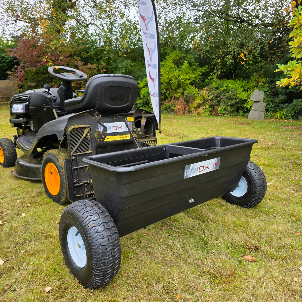 Heavy-Duty Tow Behind Drop Spreader for Fertilizer, Seed & Lawn Care ...