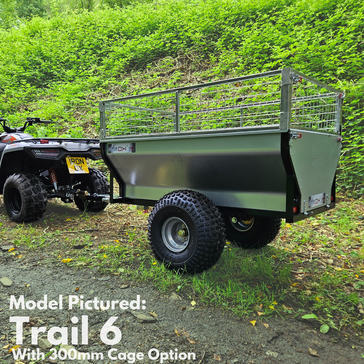 ATV Farm Tipping Trailer - All-Terrain Utility — IRON OX